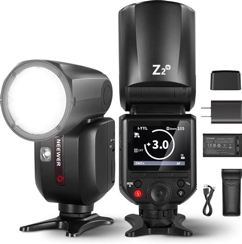 NEEWER Z2 N 2 4G TTL Flash De Cabeza Redonda Speedlite Para Nikon