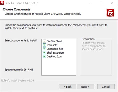 install filezilla tool on windows