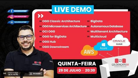Live Técnica Ogg Microservice Architecture E Oracle Goldengate Para