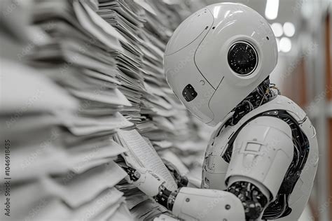 Artificial Intelligence In Document Analysis Illustrating The Role Of Ai With An Image That