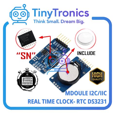Rtc Ds3231 Seri Sn Real Time Clock I2c Battery Module Modul Ds3231sn Shopee Malaysia
