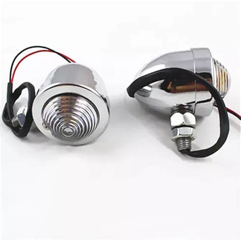 Luces De Bala De Señal De Giro De Moto Para Honda Interstate Shadow