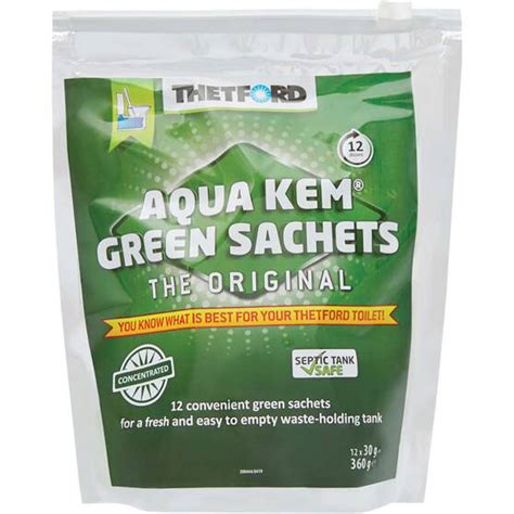 Thetford Aqua Kem Green Sachets 12 Pack Bcf