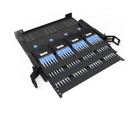 Centicore™ 19 1u Ultra High Density Patch Panel For 12 Slim High Density Cassettes