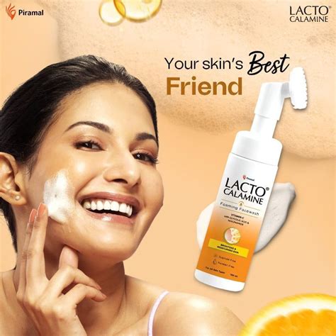 Buy Lacto Calamine Vitamin C Foaming Face Wash Niacinamide Glycolic