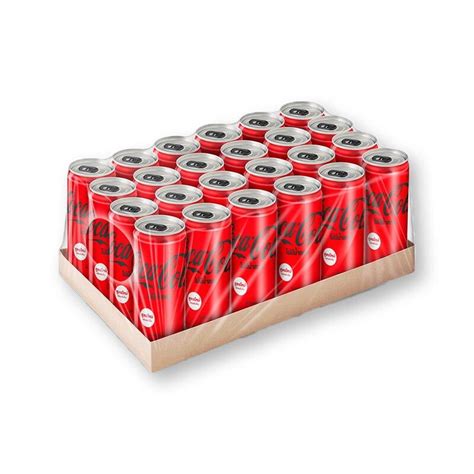 Coca Cola Zero Sugar โค้ก น้ำอัดลม สูตรไม่มีน้ำตาล 325 มล X 24 กระป๋อง