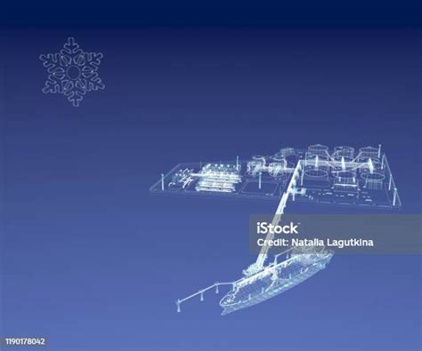 눈송이와 항구의 계획 3d 렌더링 선박에 대한 스톡 사진 및 기타 이미지 선박 0명 겨울 Istock