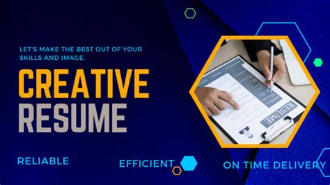 Make Your Cv Andresume More Creative And Attractive Looking Good And
