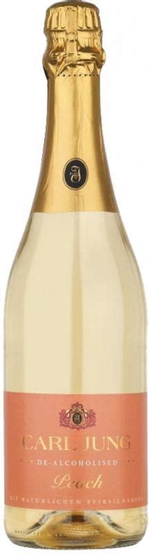 Carl Jung Peach sekt nealko 0 75 HYVEco Eshop Specializovaný obchod