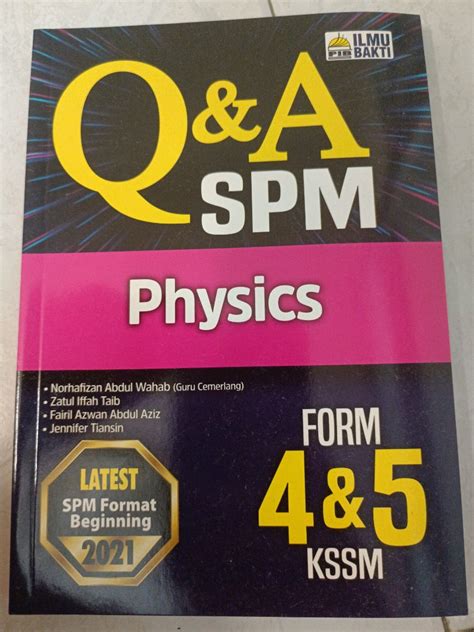 Qanda Spm Physics Form 4 And Form 5 Hobbies And Toys Books And Magazines Textbooks On Carousell