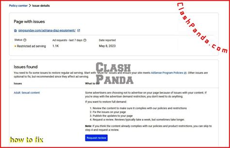 Resolving Restricted Ad Serving In Adsense A Step By Step Guide