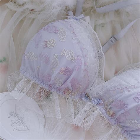 Japanese Thin Cup Lingerie Bow Underwear E Ppp Com