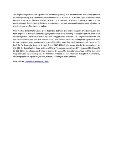History Of Structural Engineering Docx