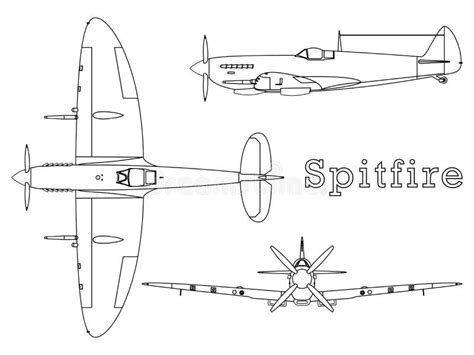 Supermarine Spitfire Stock Illustrations 118 Supermarine Spitfire