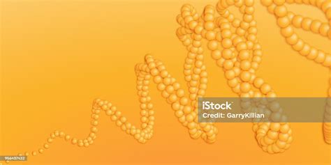 오렌지 바탕에 나선 형태로 부드러운 그림자와 함께 오렌지 분야의 체인 추상적인 기하학적 배경입니다 0명에 대한 스톡 벡터 아트 및 기타 이미지 Istock