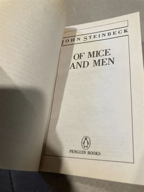 Of Mice And Men John Steinbeck 1993 Paperbacks Vintage 669 Picclick Ca