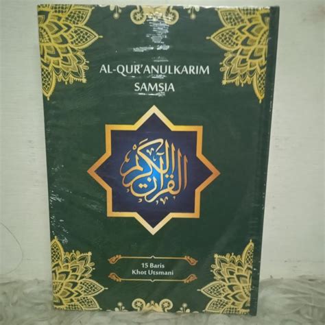 Al Quran Besar 15 Baris Khot Ustmani Lazada Indonesia