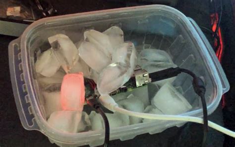 Ice Cooled Raspberry Pi Chills To Degrees Celsius Tom S Hardware