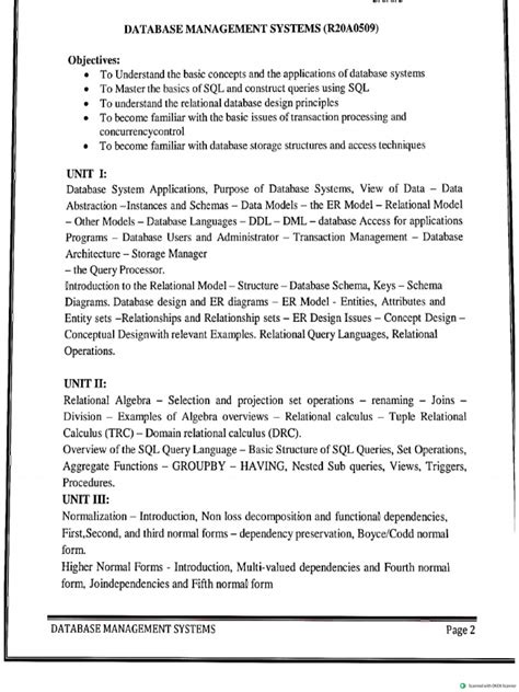 database management systems pdf