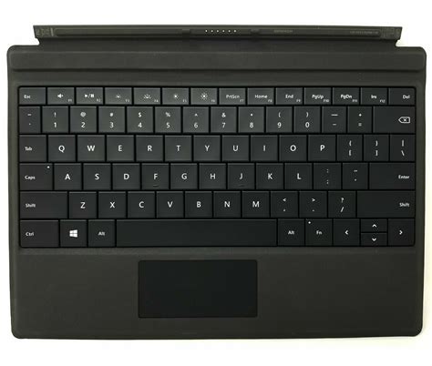 Restored Microsoft Surface Touch Cover Keyboard Black Refurbished