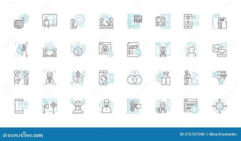 Artificial Intelligence And Robotics Linear Icons Set Automation Neural Machine Algorithm