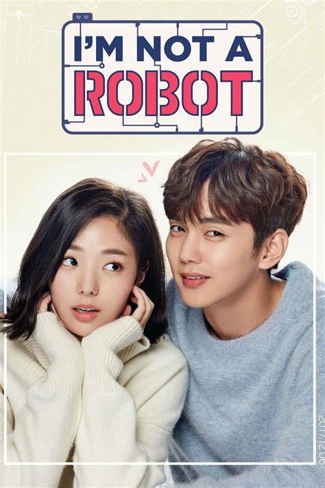 The Poster For I M Not A Robot Which Features Two People Sitting Next To Each Other
