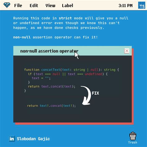 typescript nonnullassertion strictmode slobodan gajić 26 comments