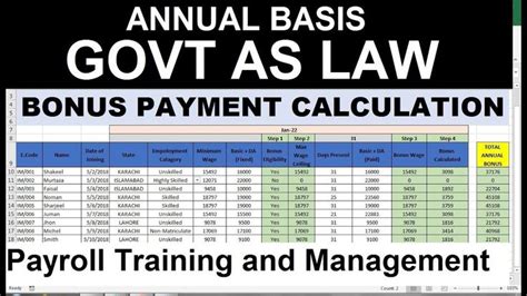 How To Calculate Bonus On Salary In Excel