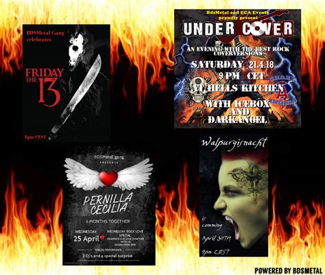 Bdsmetal Gang Monthly Plan Events And Activities 3dxchat Community