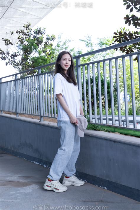 Bobosocks 양말 보보 No012 퍼프 스니커즈 흰색 면양말 맨발 V2ph
