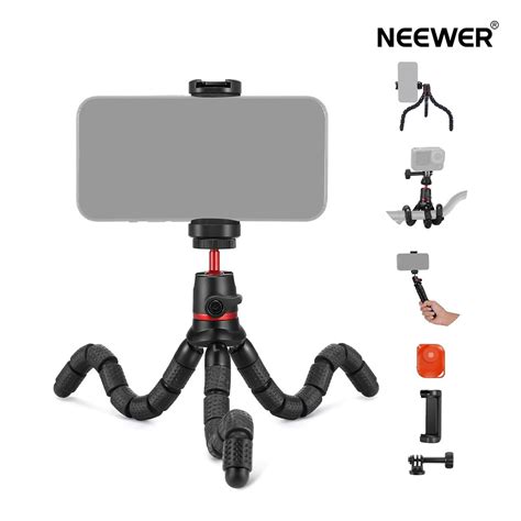 【楽天市場】neewer Basic スマホ三脚 三脚スタンド フレキシブル三脚 くねくね三脚 カメラ三脚 ミニ三脚 卓上三脚 リモコン