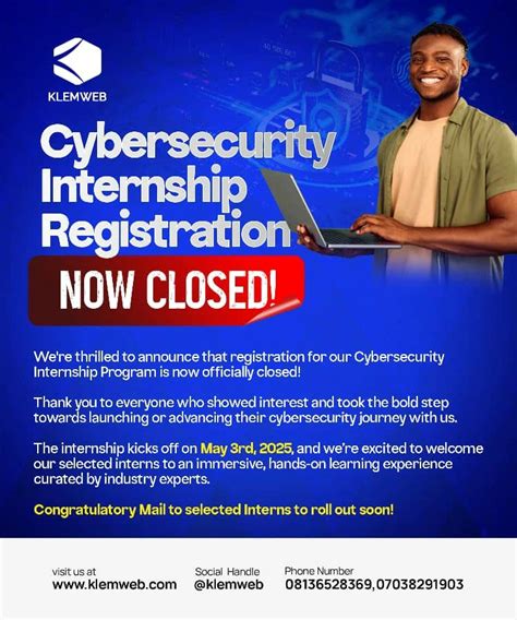 Cybersecurityinternship Techtraining Softwaredevelopment Klemweb