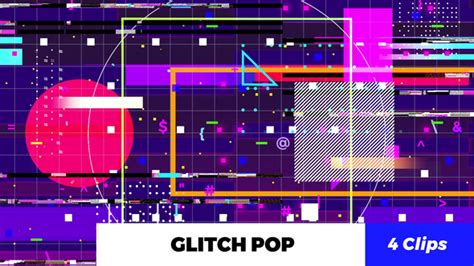 Glitch Pop Modern Motion Graphics Videohive