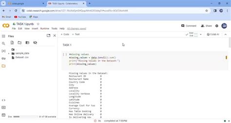 Completed Task 1 Of Machine Learning Internship Cognifyz Hemamalini Raghuraman Posted On The