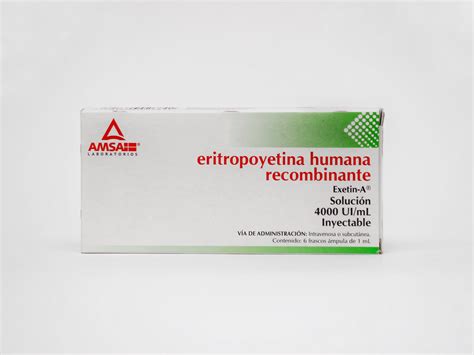 Eritropoyetina 4000ui C6 Fco Proasse