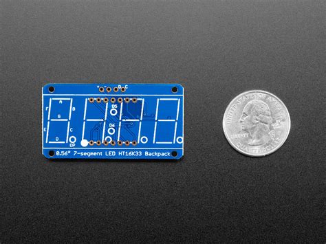 Adafruit 7 Segment Led Matrix Backpack Pishopca