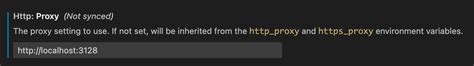 Extension Request Through Shared Process Proxy Setting Not Applied