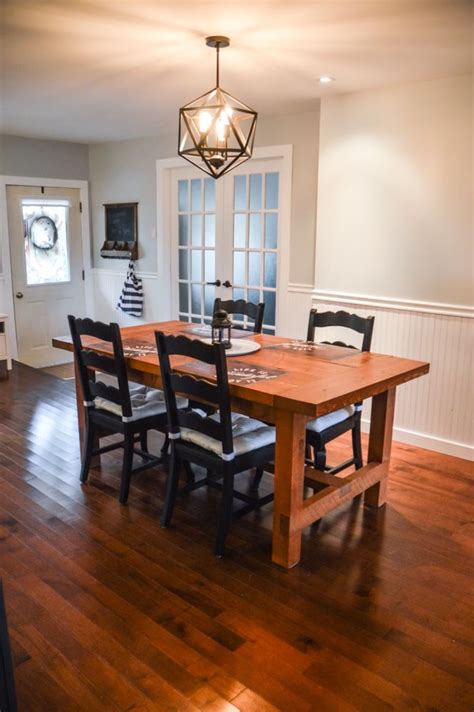 Rustic Dining Table In Love With My Table Ana White