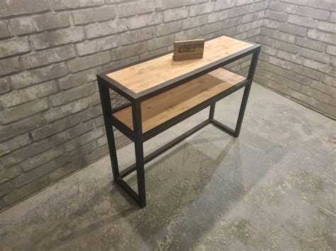 Купить Консоль лофт с сеткой Minimal-02 | Мебель в Стиле Лофт - EasyLoft