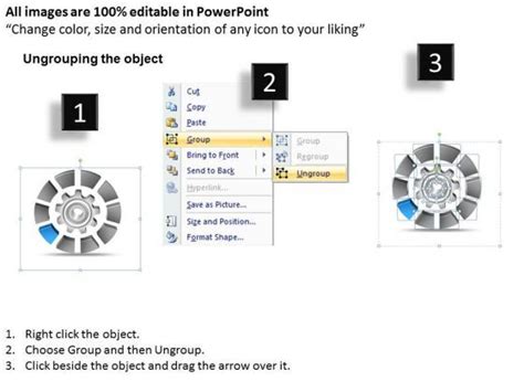 Stages Circular Gear Diagram Ppt Business Plan PowerPoint Template