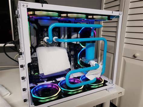 Running Leak Test On 1st Ever Custom Loop Cpu Only For Now Using