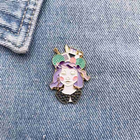 Crafty Girl Enamel Pin Distinct Pins