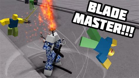 Mastering The Blade Master Strongest Battlegrounds Roblox Youtube