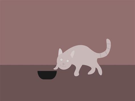 Flat Design Cat Illustration Vector Art At Vecteezy