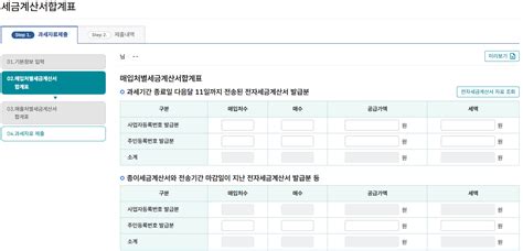 비영리법인 면세법인 세금계산서 합계표 제출 Notturoworld