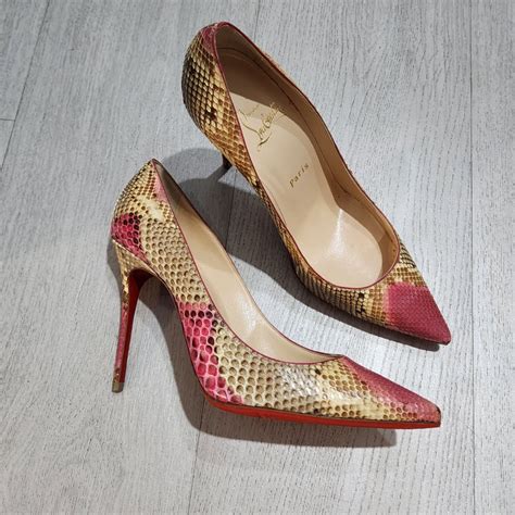 Christian Louboutin Python Womens Fashion Footwear Heels On Carousell