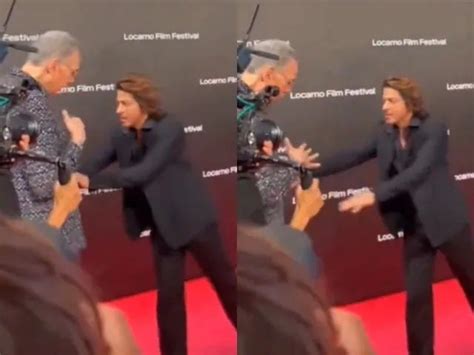 WATCH Shah Rukh Khan Faces Backlash After Video Shows Him Pushing Elderly Man