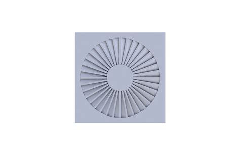 Square Swirl Diffuser Kc Sswd St Klima Contra