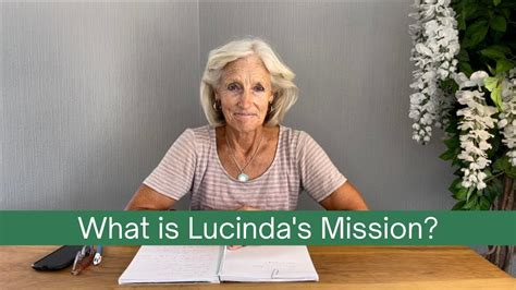 What is Lucinda's Mission? - YouTube