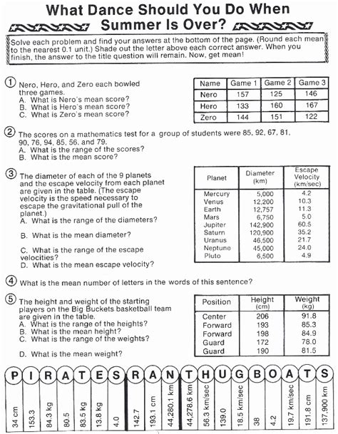 50 Measures Of Central Tendency Worksheet Chessmuseum Template Library